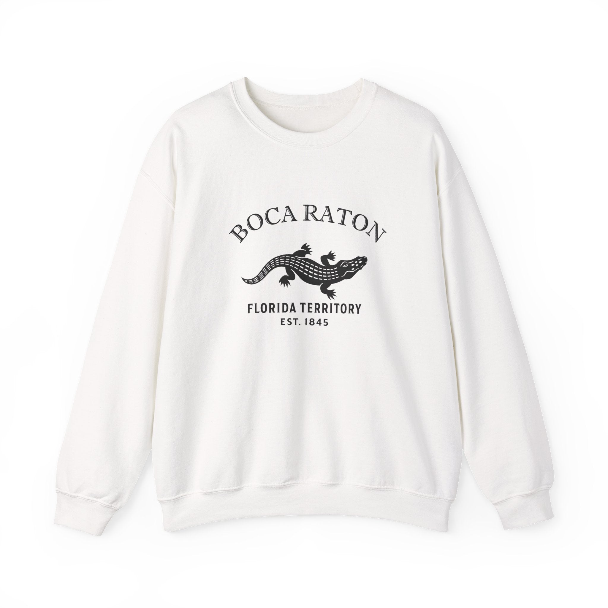 Boca Raton Florida Vintage Retro Unisex Heavy Crewneck Sweatshirt ...